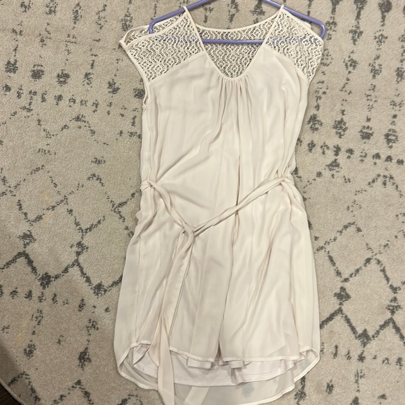 Dresses | Cold Shoulder Crochet Top Flowy Dress | Poshmark